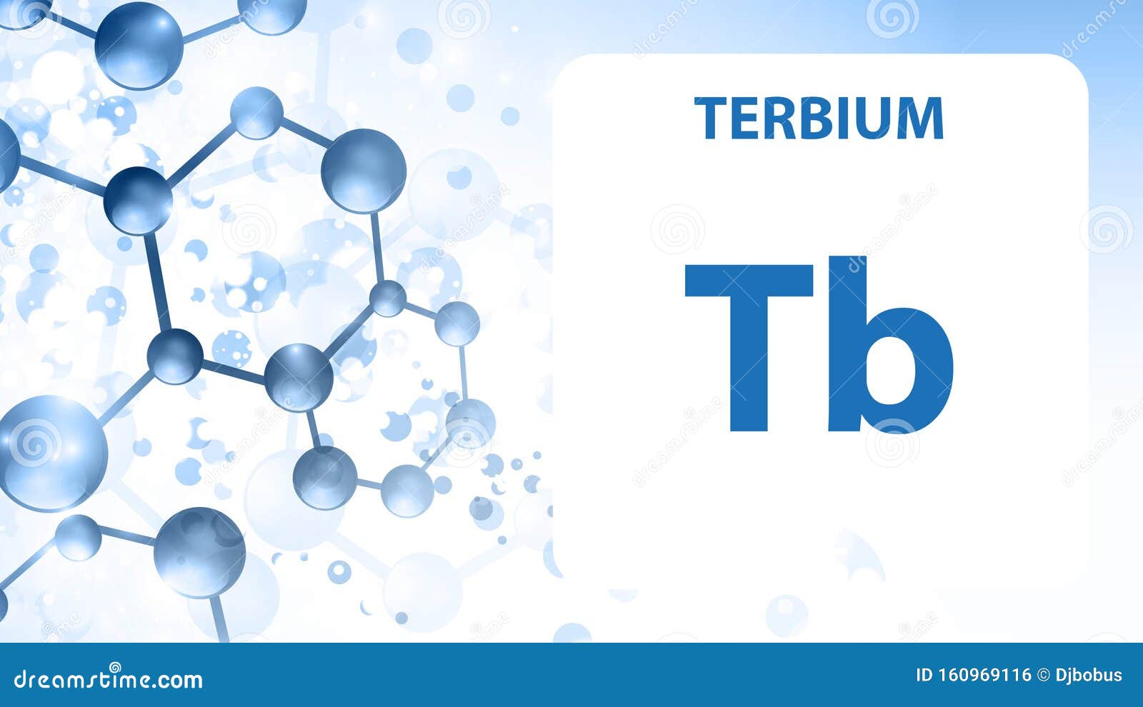 Terbium 65 Element. Alkaline Earth Metals. Chemical Element of ...