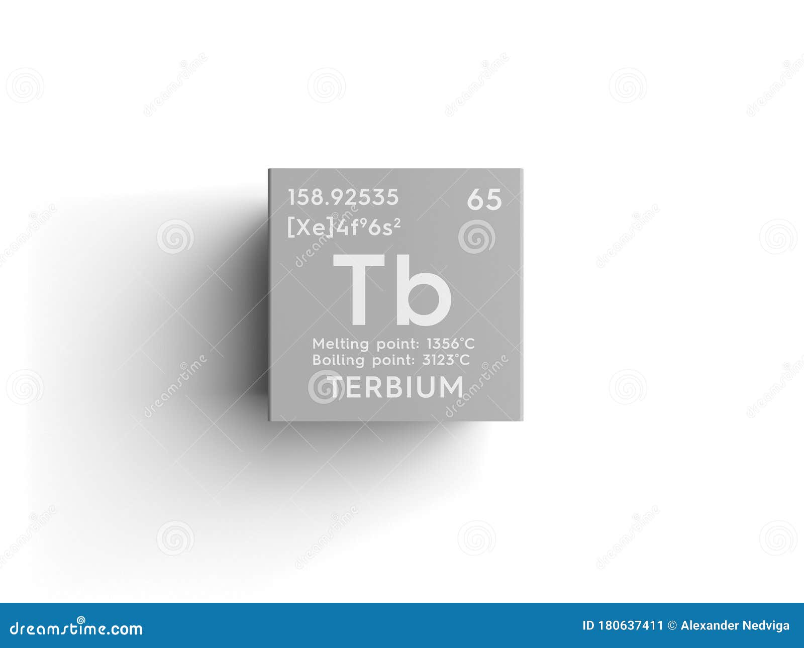 Terbium. Lanthanoids. Chemical Element of Mendeleev S Periodic Table ...