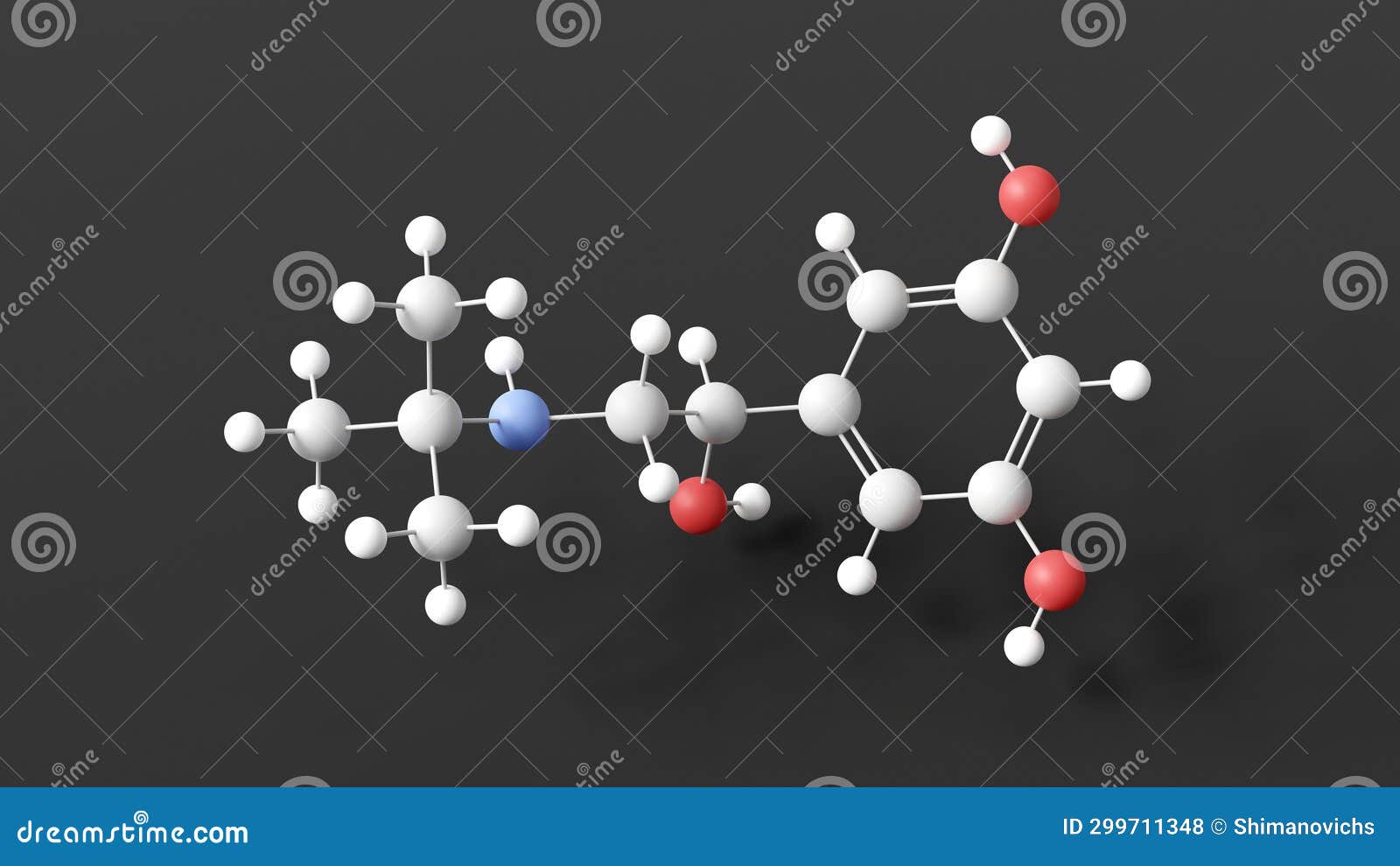 Terbutaline Molecular Structure, Selective Beta-2-adrenergic Agonists ...