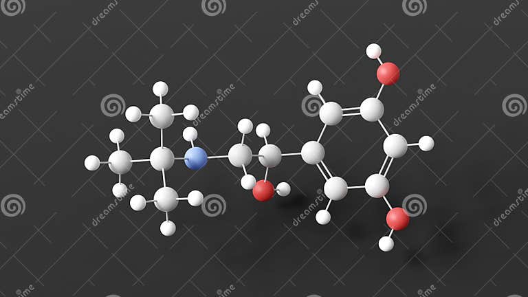 Terbutaline Molecular Structure, Selective Beta-2-adrenergic Agonists ...