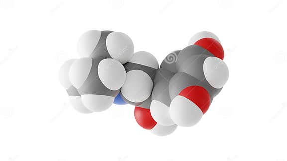 Terbutaline Molecule, Bricanyl, Molecular Structure, Isolated 3d Model ...
