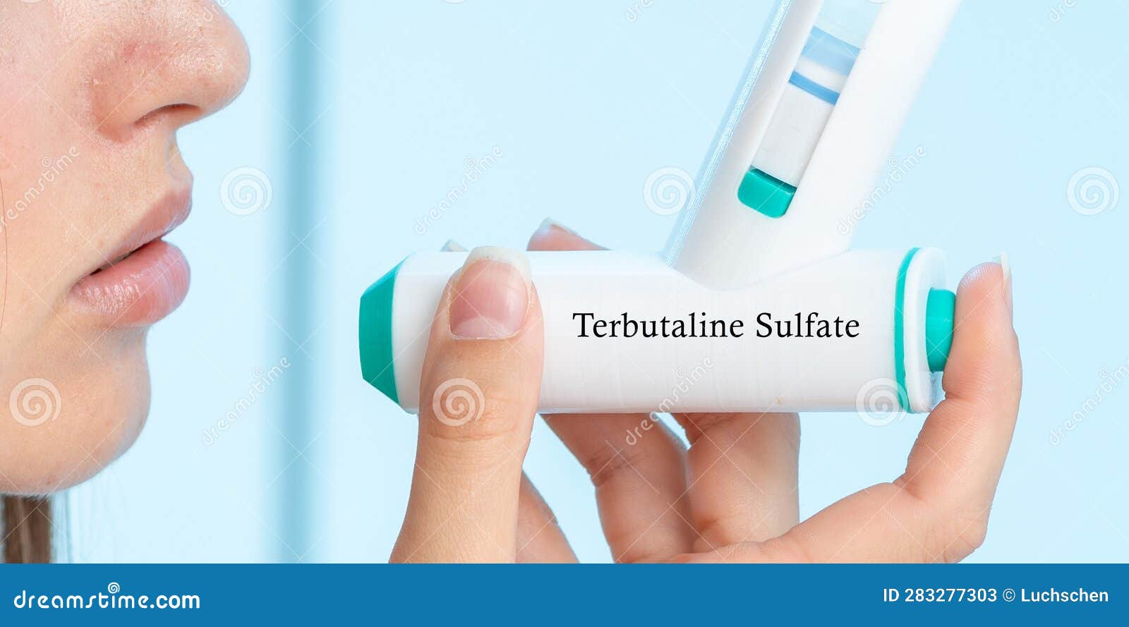 Terbutaline Sulfate Medical Inhalation Stock Image - Image of ...