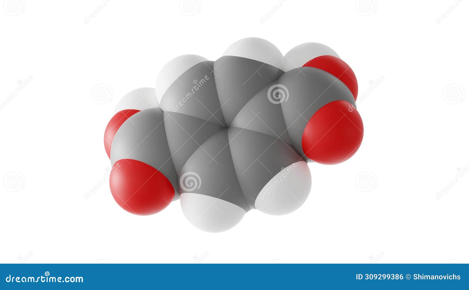 Terephthalic Acid Molecule, Precursor Polyester Pet, Molecular ...