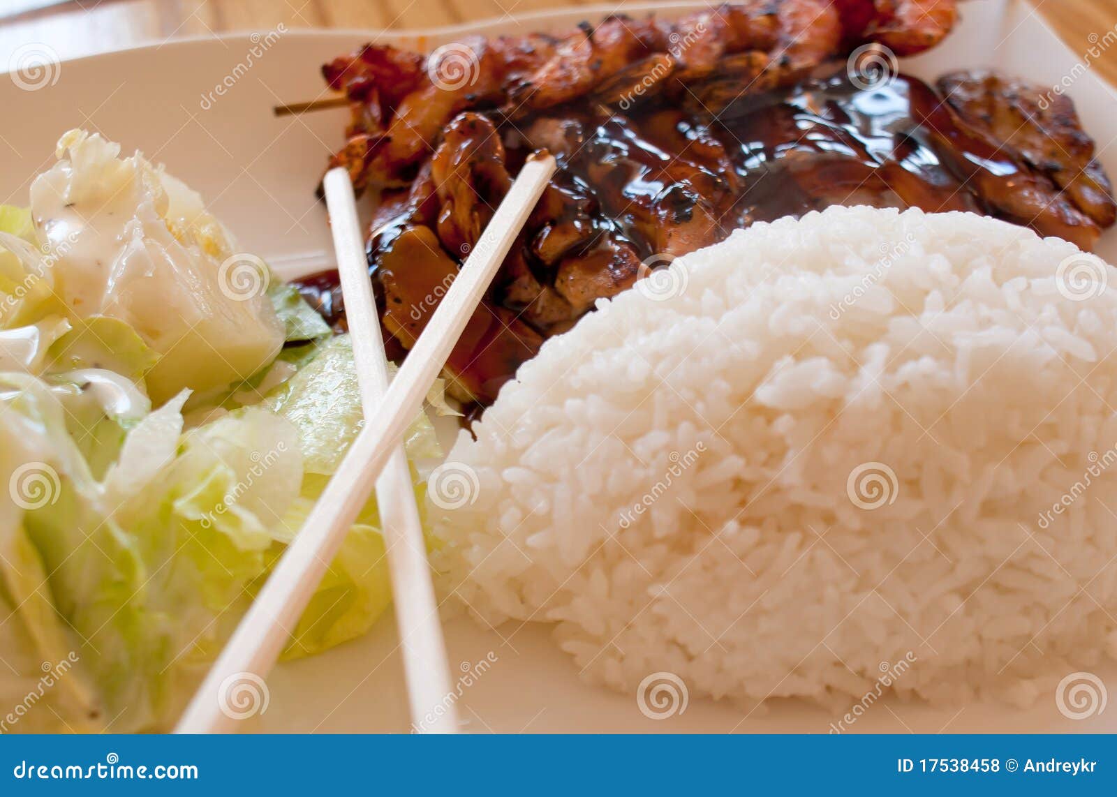 Teriyaki stock photo. Image of meal, chopsticks, traditional - 17538458
