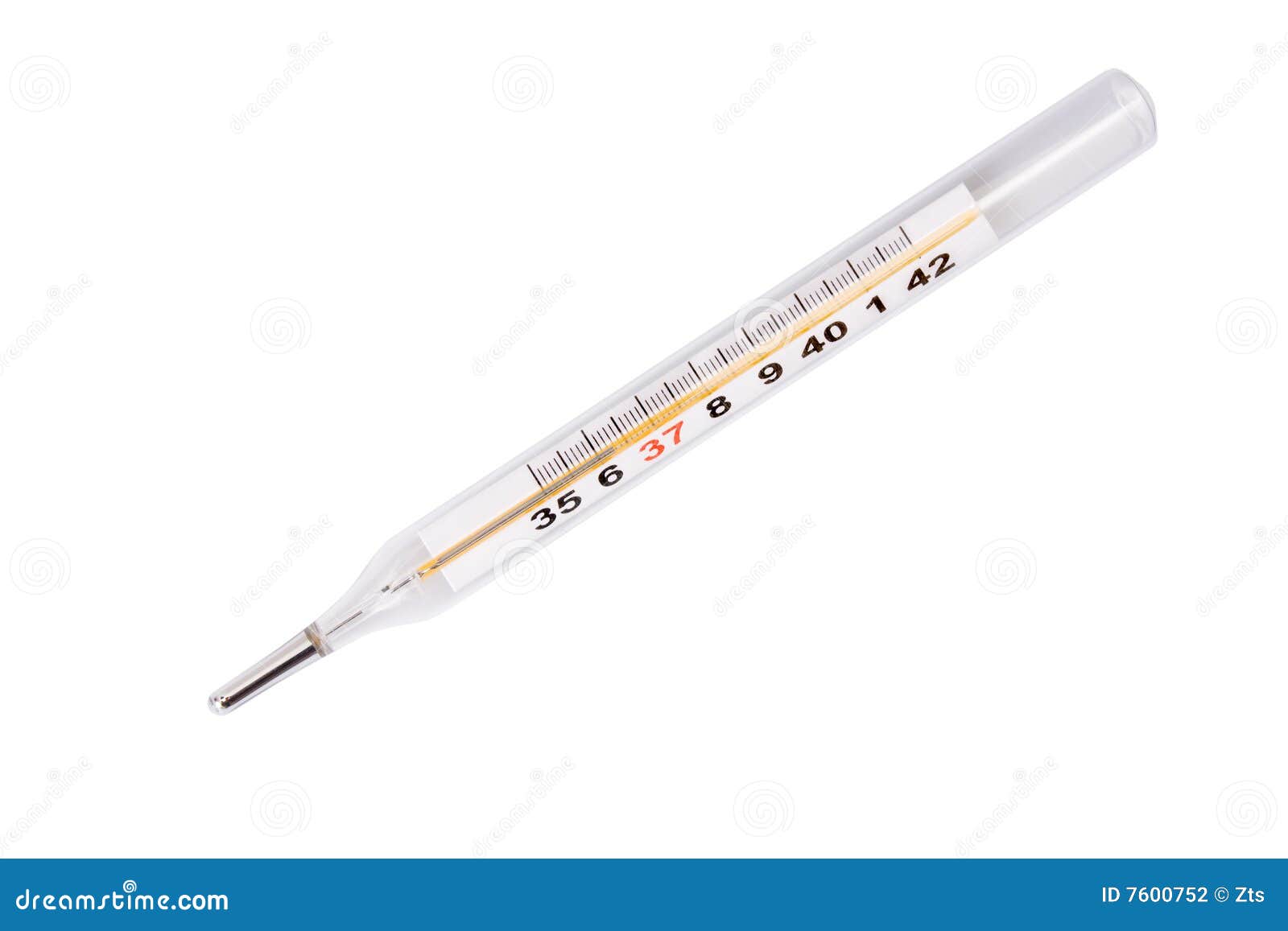 Termómetro Tradicional Fotografía de archivo - Imagen: 7600752