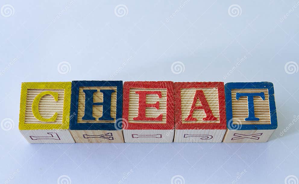 The word cheat stock illustration. Illustration of inform - 333767724