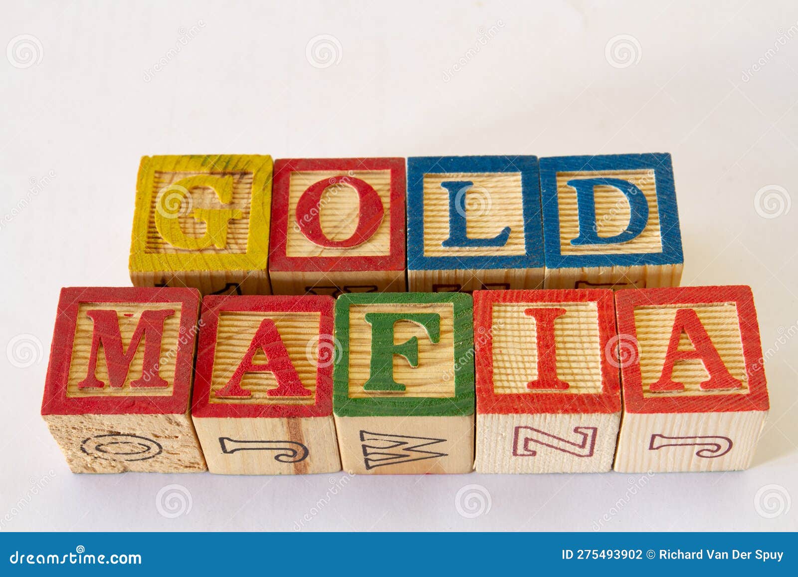 The Term Gold Mafia Isolated Stock Photo - Image of inform, headline ...