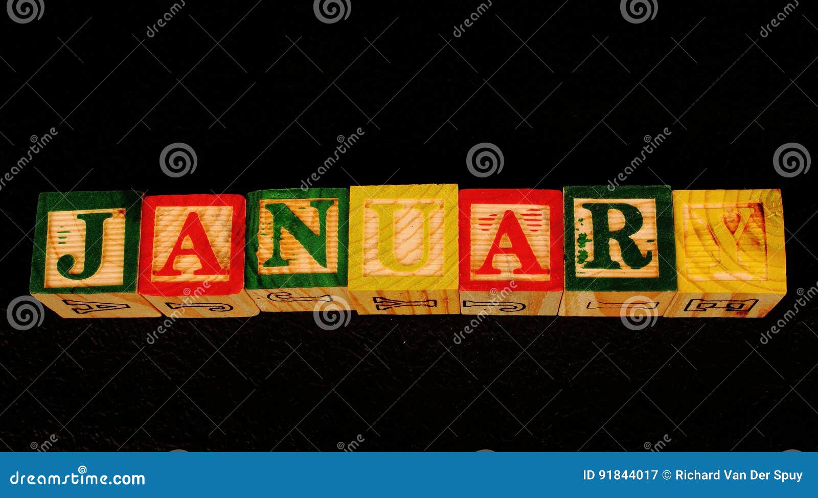 The term January stock image. Image of format, blocks - 91844017