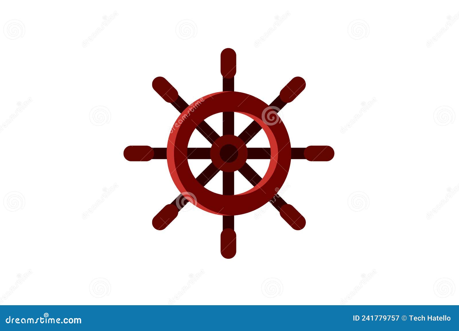 Direction Wheel Isolated Vector Which Can Be Easily Modified or Edit ...