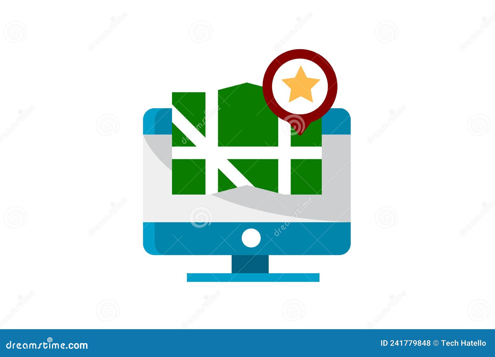 Device Map Isolated Vector Which Can Be Easily Modified or Edit Stock ...