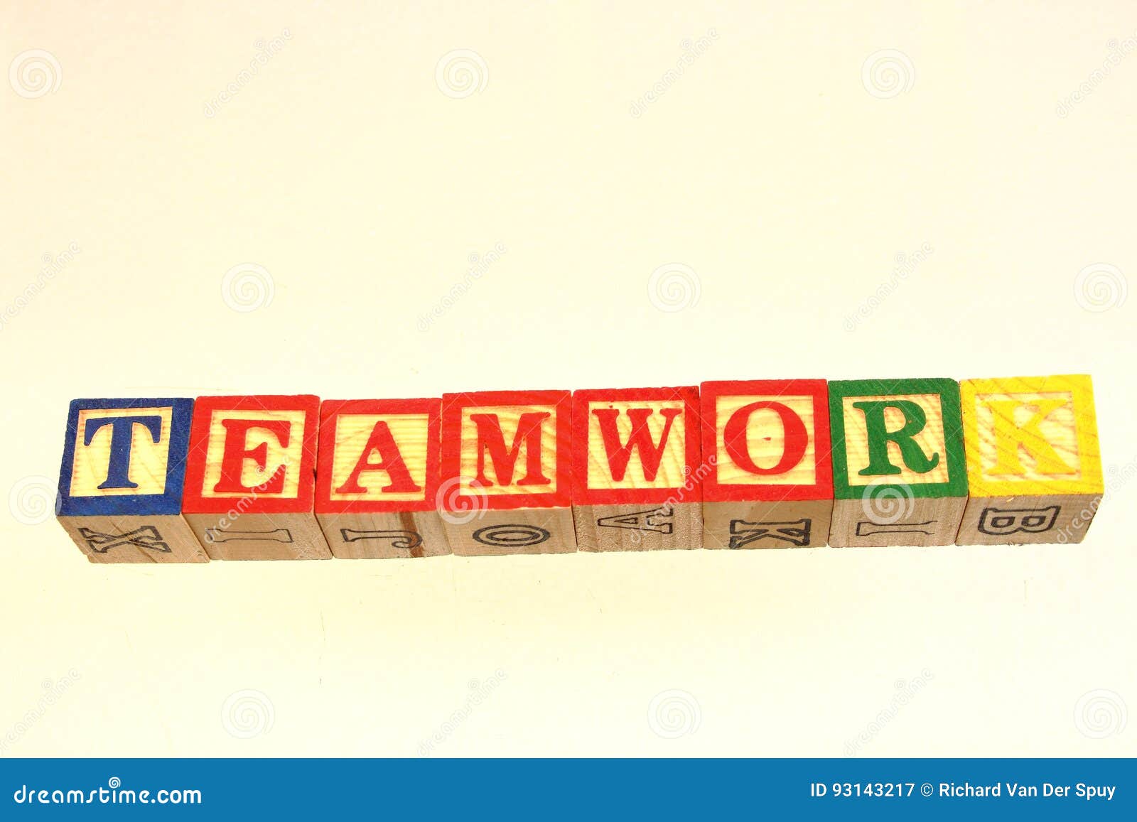 The term team work stock image. Image of teamwork, blocks - 93143217