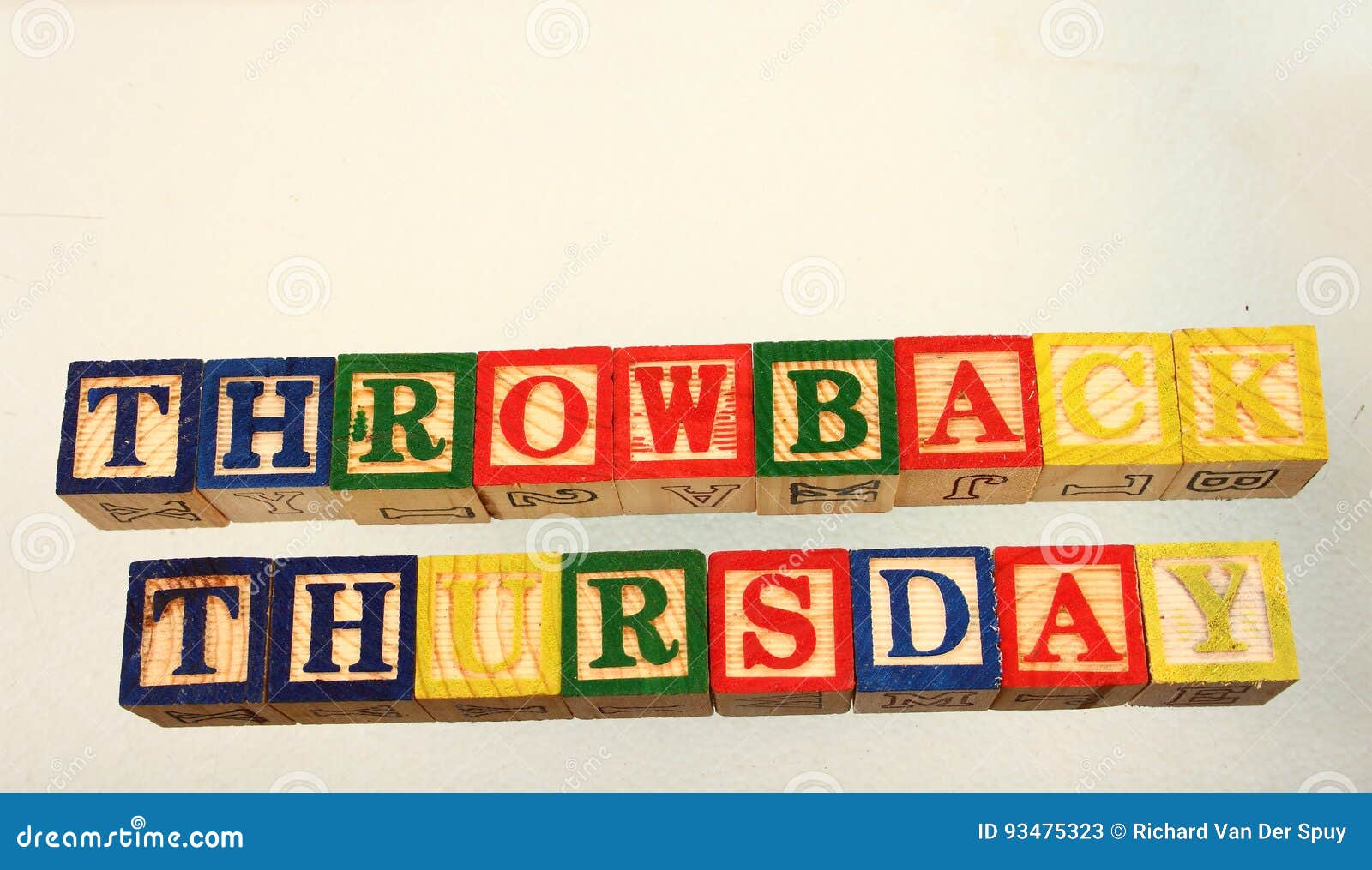 The Term Throwback Thursday Stock Image - Image of illustrate, colorful ...