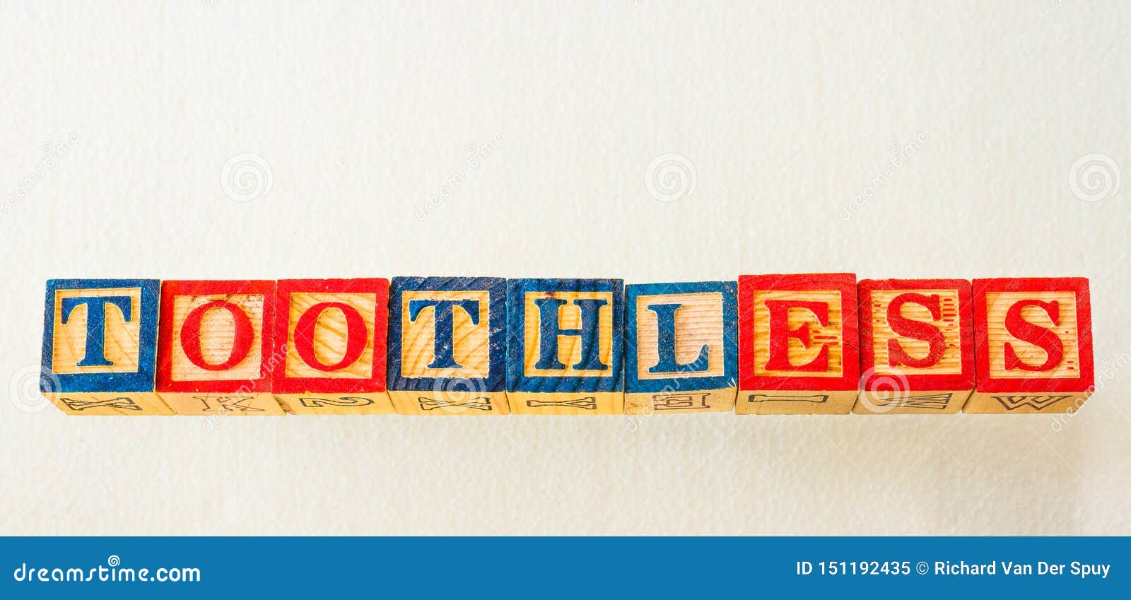 Toothless Wooden Jaw Model With Missing Teeth. Primary Tooth Loss Or ...