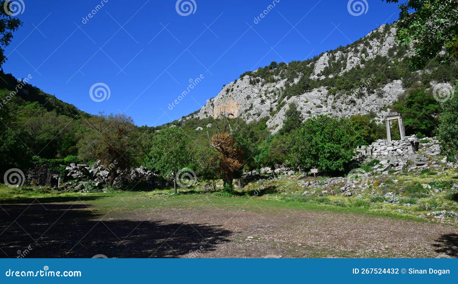 Termessos Ancient City - Antalya Stock Photo - Image of valley ...