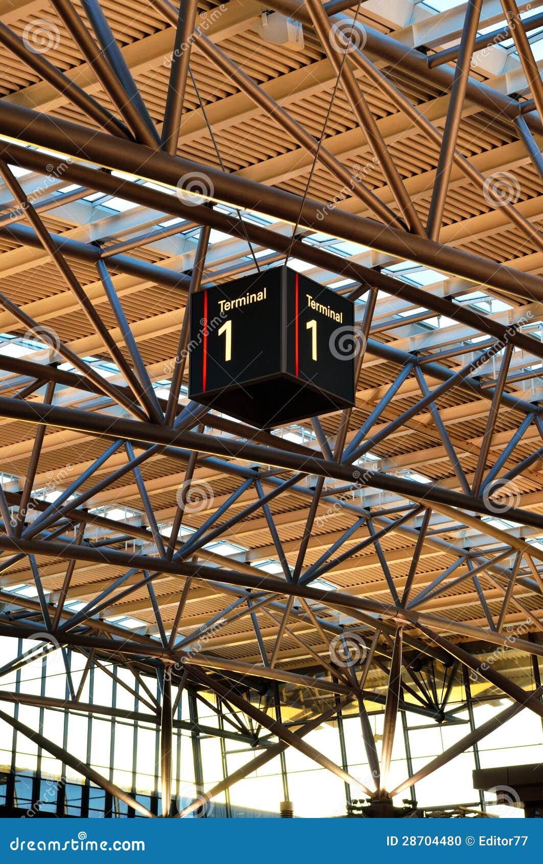 Terminal 1 Sign from Airport Editorial Image - Image of germany ...