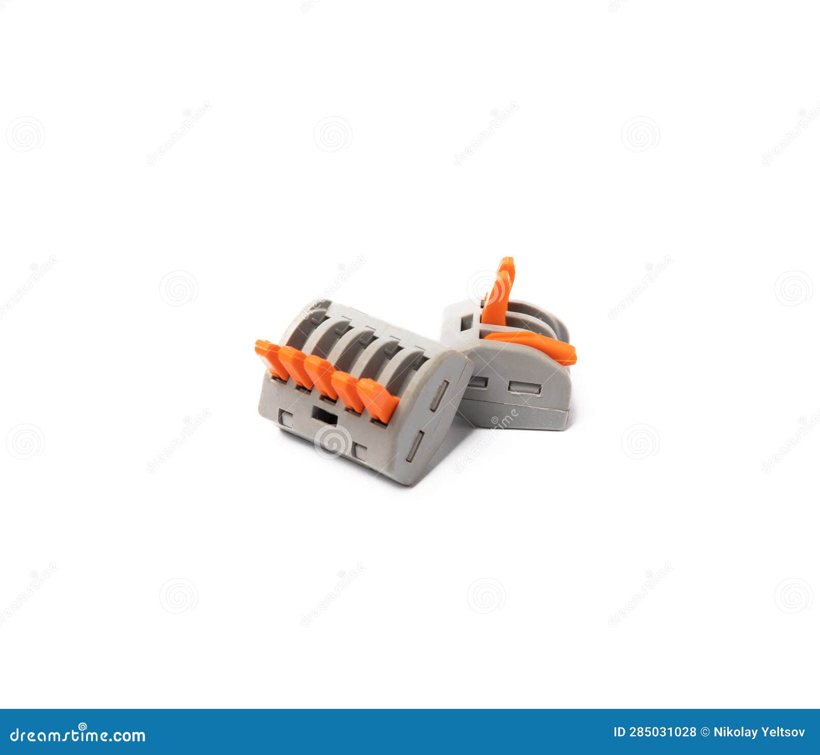 Terminal Block Isolated on White Stock Photo - Image of home, double ...