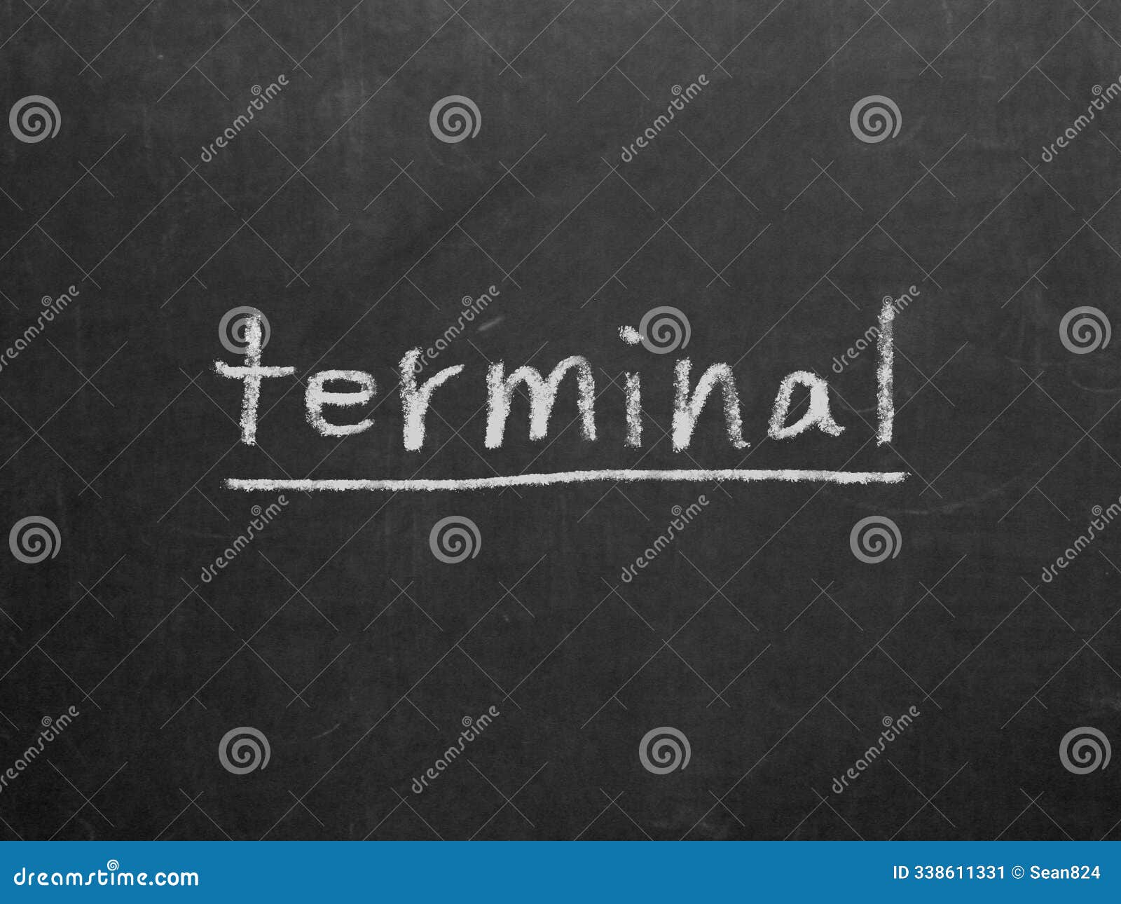 Terminal concept word stock illustration. Illustration of blackboard ...