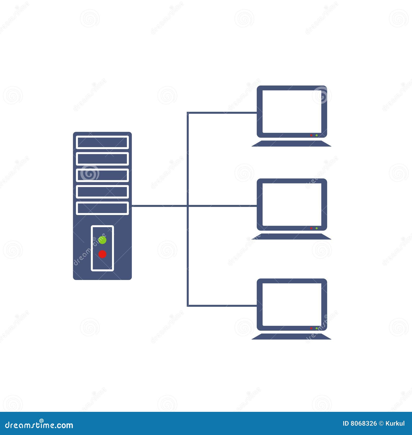 Terminal connection stock illustration. Illustration of global - 8068326
