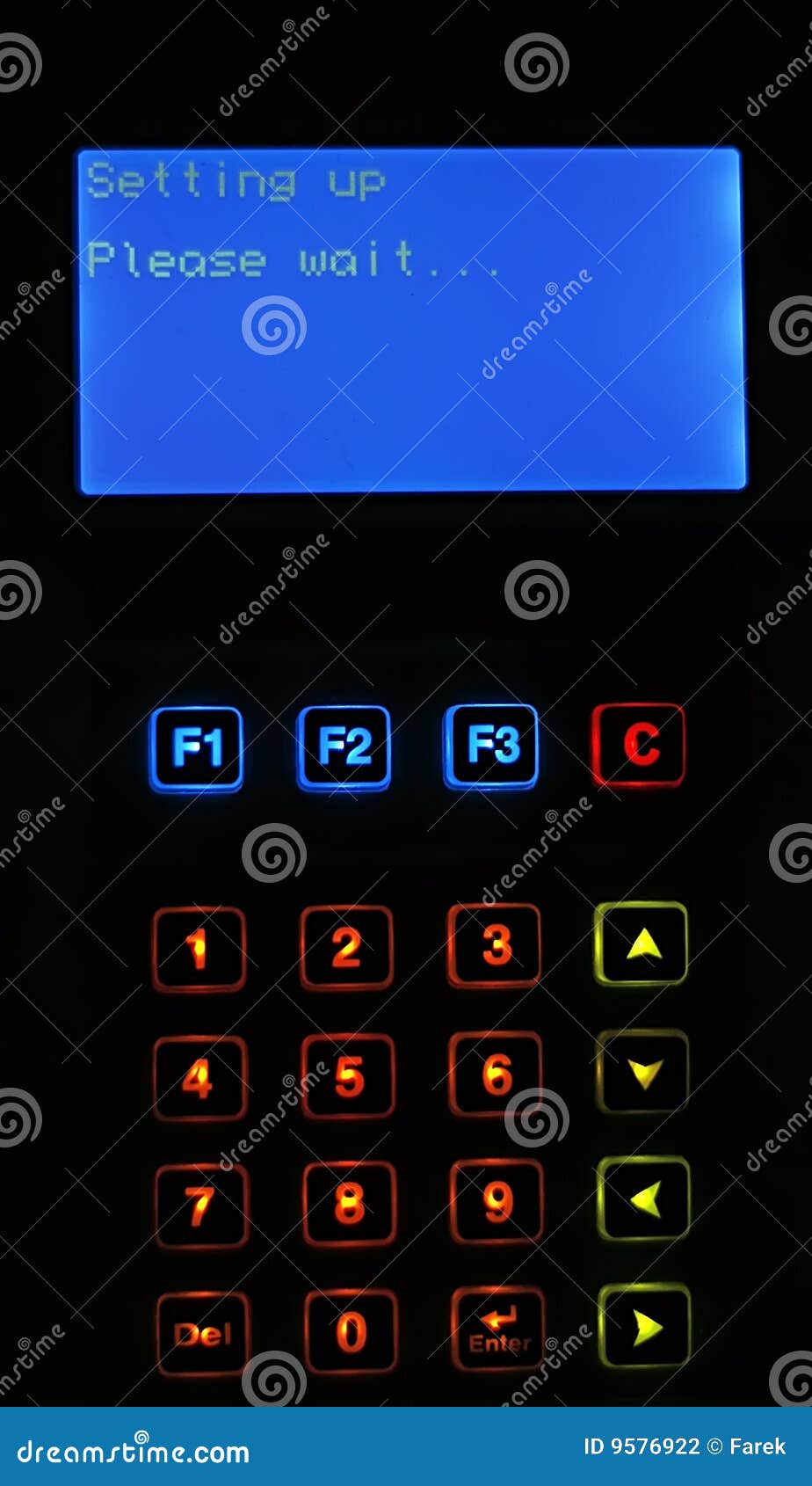Terminal control panel stock photo. Image of advanced - 9576922
