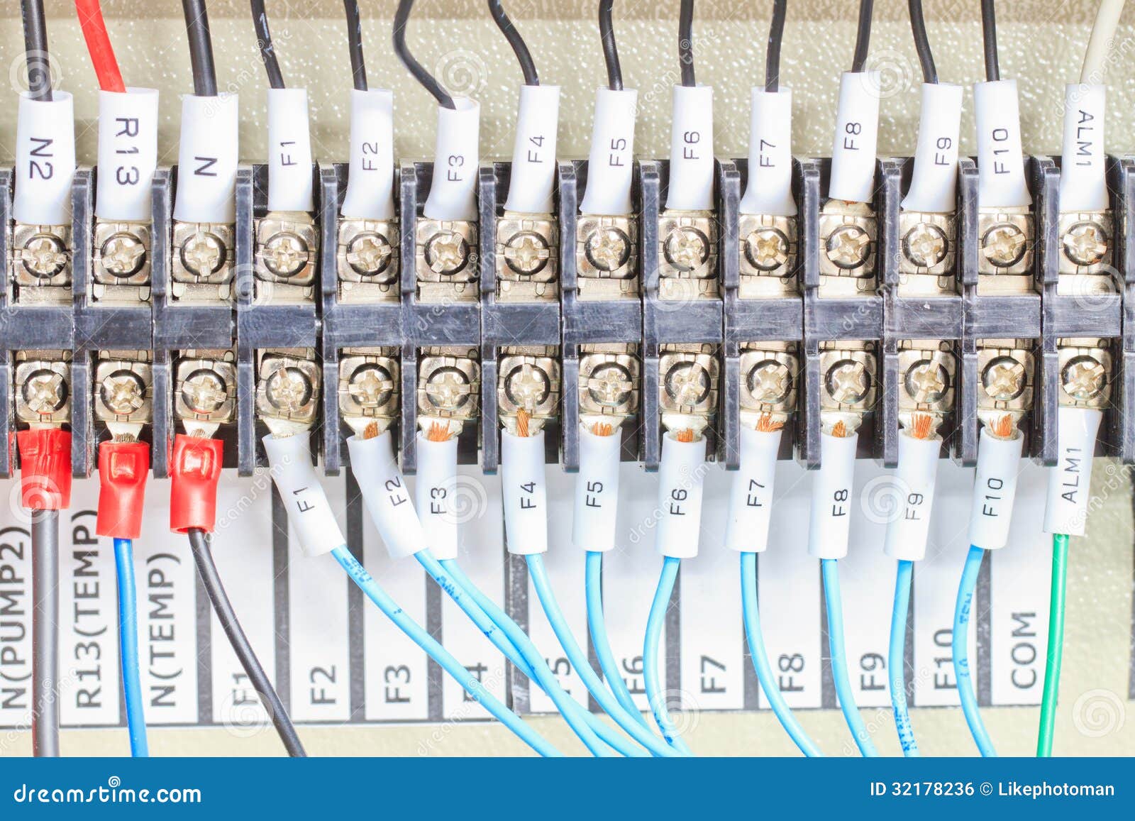 Terminal stock photo. Image of technical, automatic, fusebox - 32178236