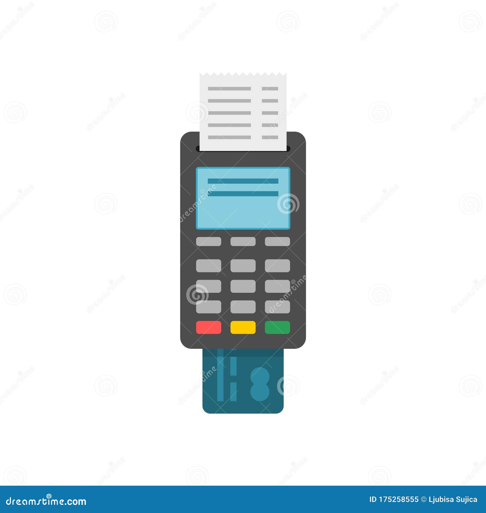 Terminal De Pago De Iconos De Terminal Ilustración del Vector ...