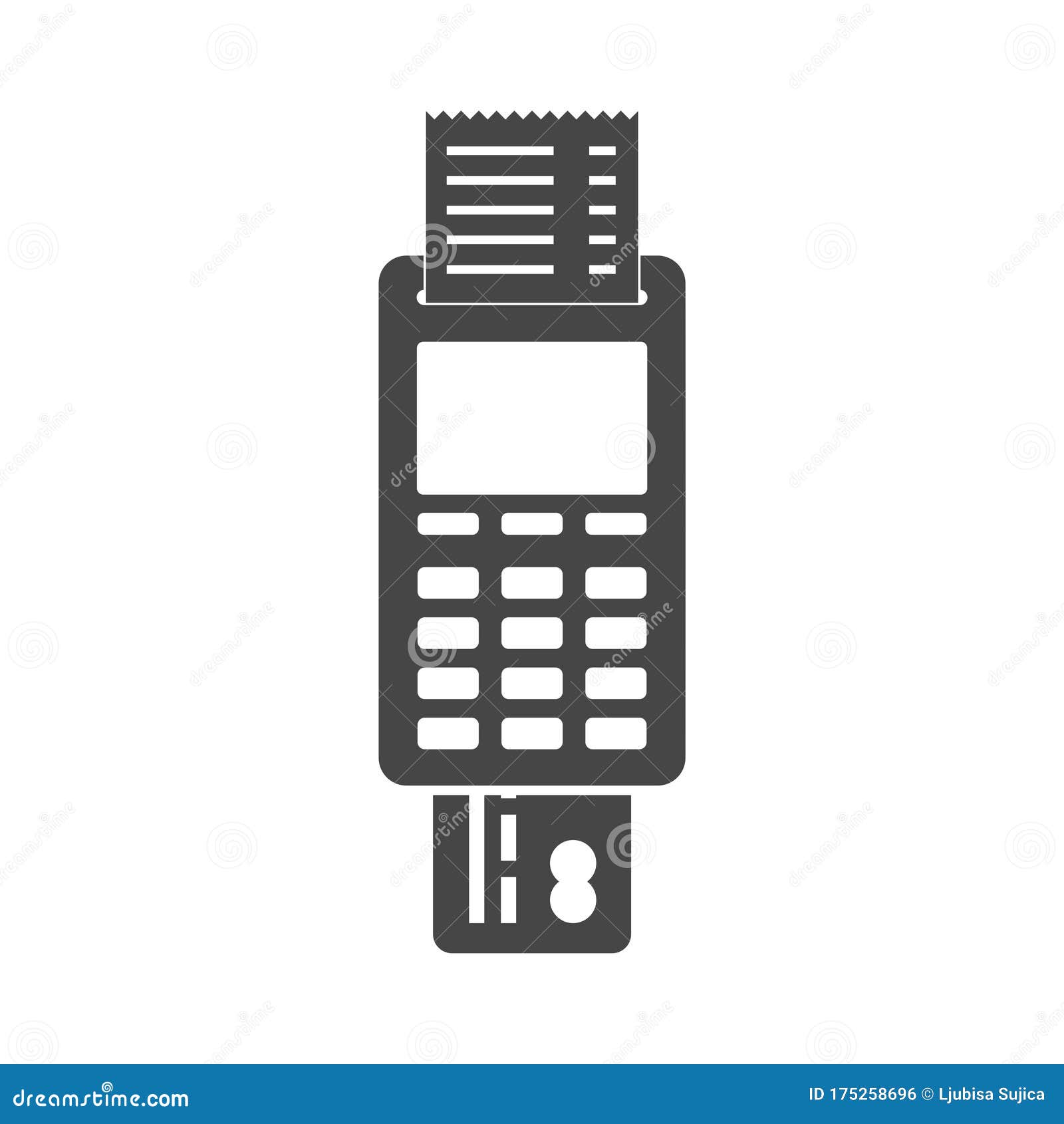 Terminal De Pago De Iconos De Terminal Ilustración del Vector ...