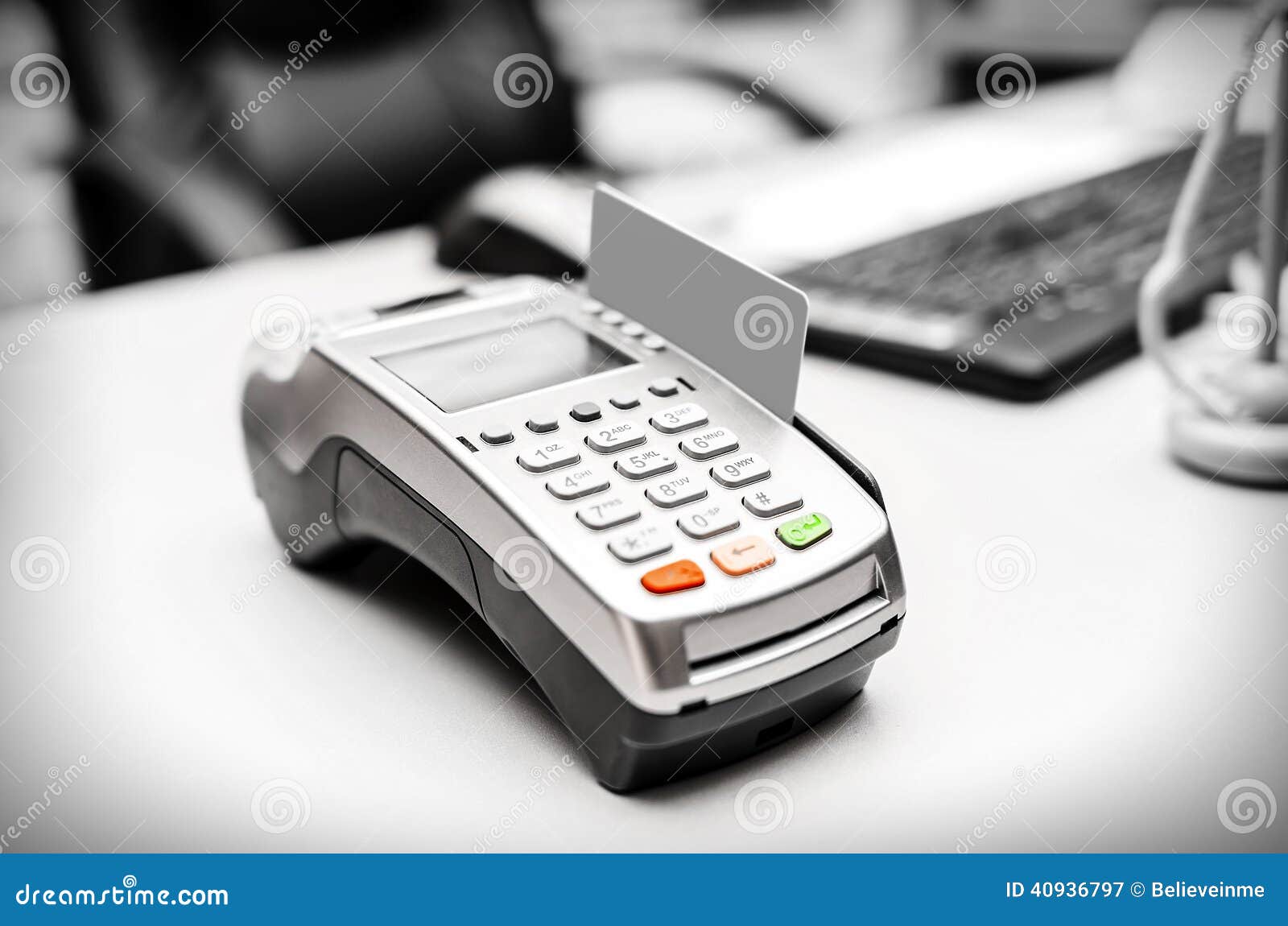 Terminal del banco imagen de archivo. Imagen de financiero - 40936797