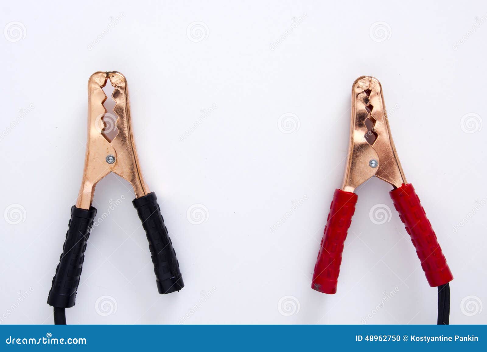 Terminal electric cable stock photo. Image of lead, auto - 48962750