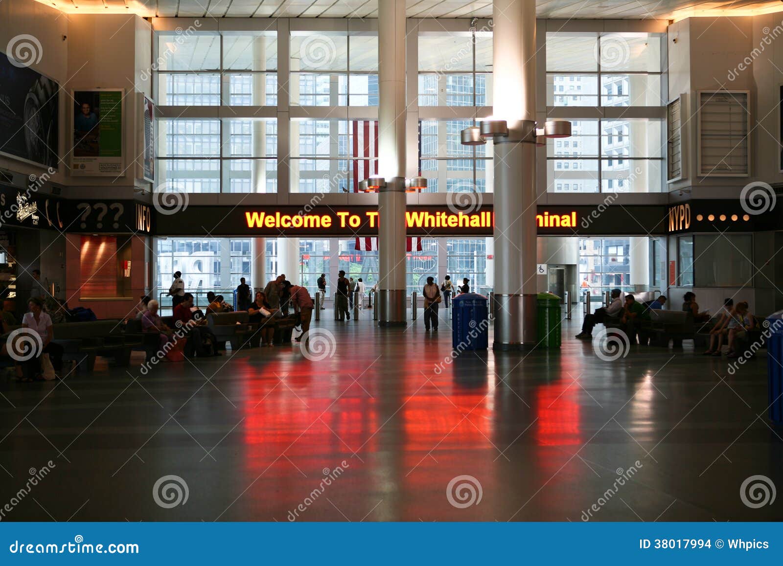 Terminal indoor editorial stock image. Image of whitehall - 38017994