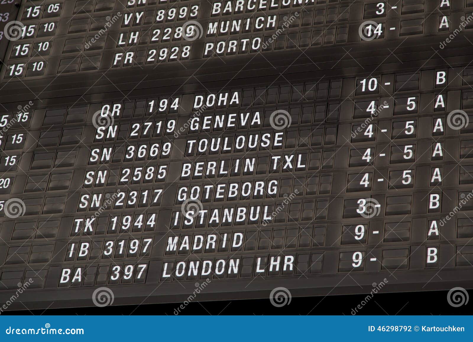 Terminal Info Board - 15 editorial photography. Illustration of ...