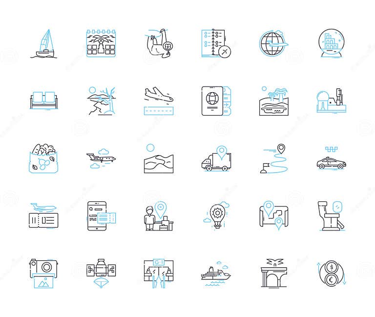 Terminal Linear Icons Set. Command-line, Console, Prompt, Shell, Terminal, Scripting, Unix Line ...