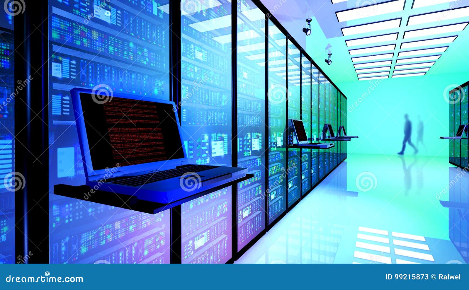 Terminal Monitor in Server Room with Server Racks in Datacenter Stock ... Terminal Monitor in Server Room with Server Racks in Datacenter Stock ...