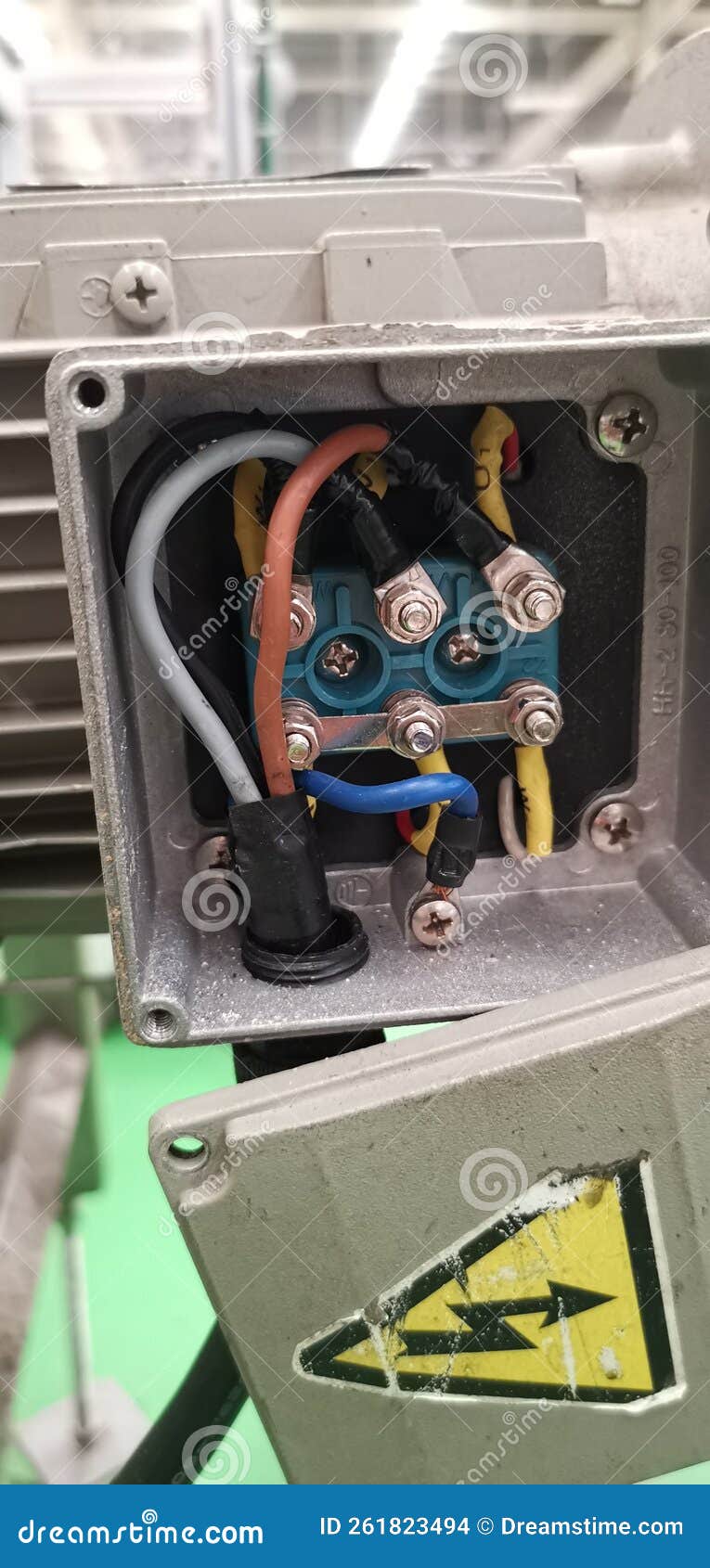 Terminal Motor Induction Connection Stock Photo - Image of wheel ...