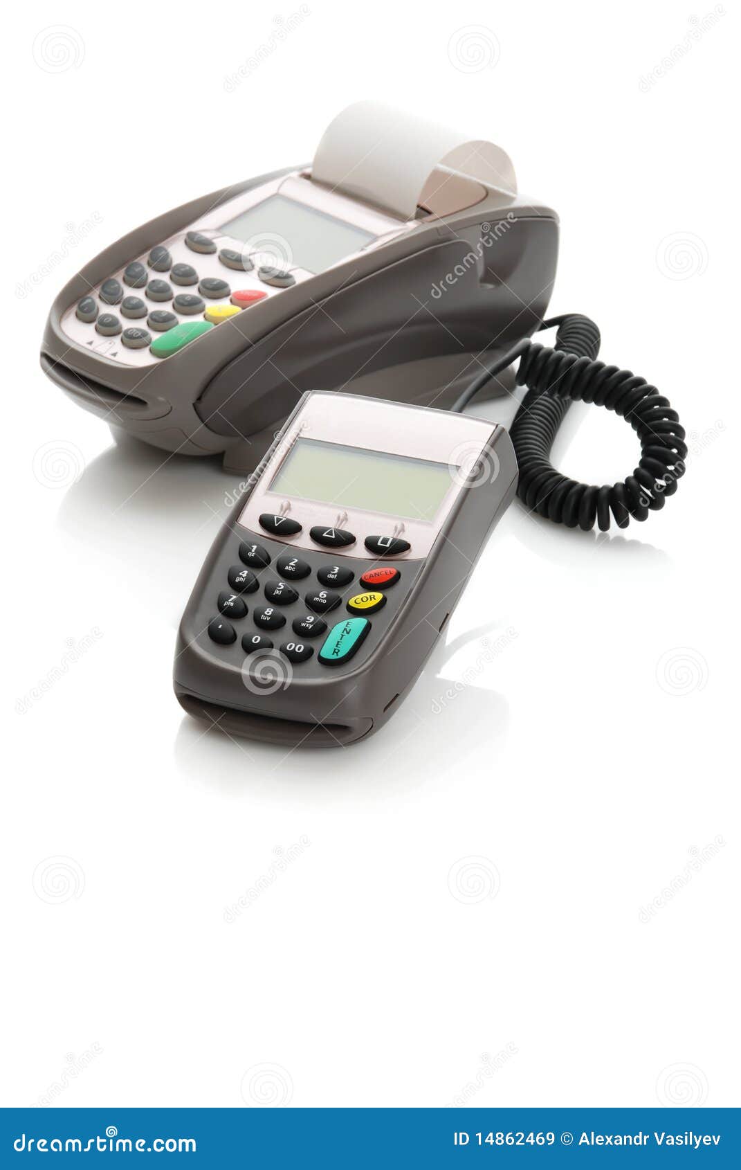 The terminal and pinpad stock image. Image of transaction - 14862469