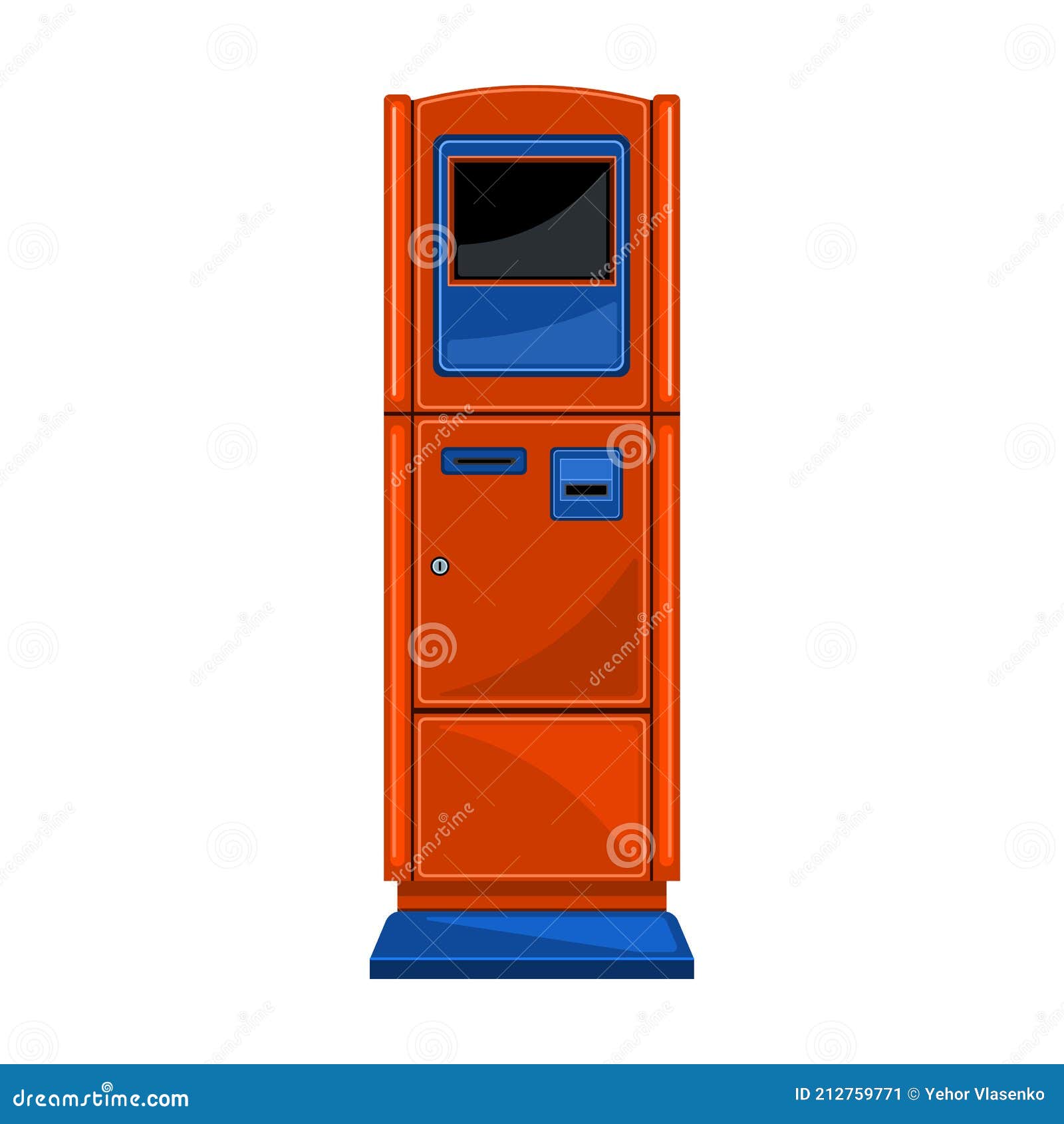 Terminal Vector Icon.Cartoon Vector Icon Isolated on White Background ...