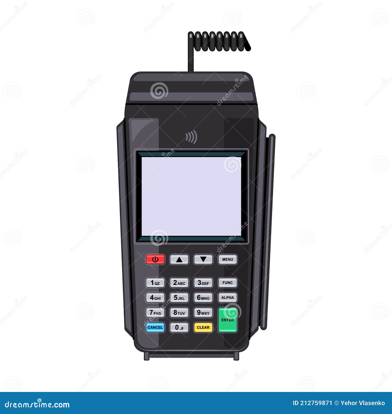 Terminal Vector Icon.Cartoon Vector Icon Isolated on White Background ...