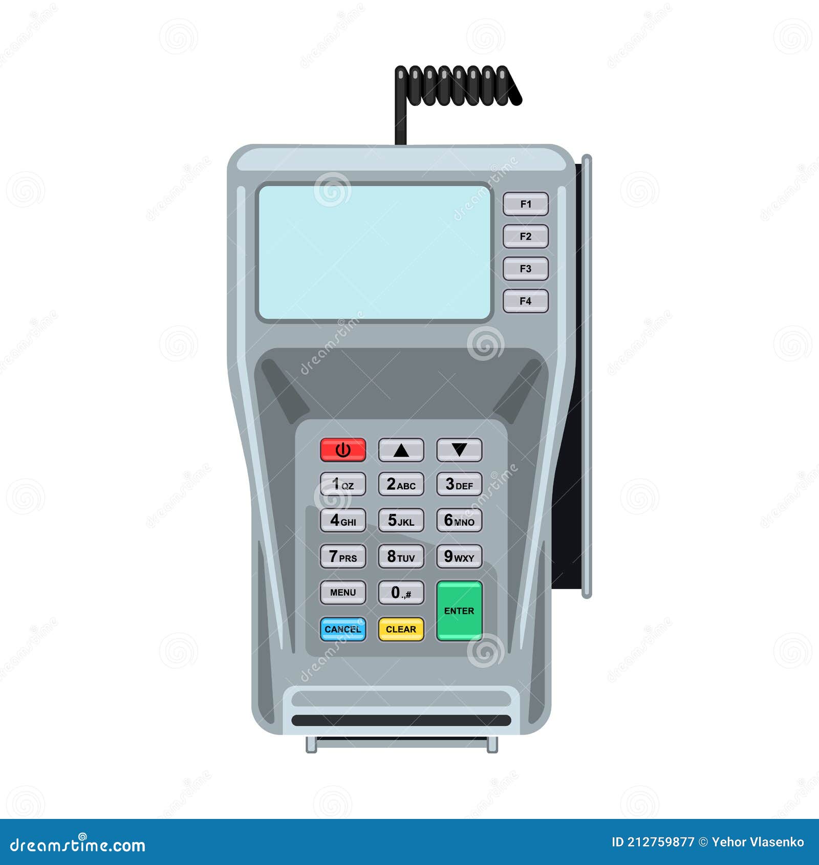 Terminal Vector Icon.Cartoon Vector Icon Isolated on White Background ...