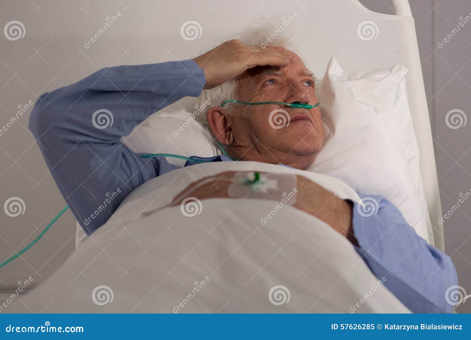 Terminally ill man stock image. Image of nasal, elder - 57626285