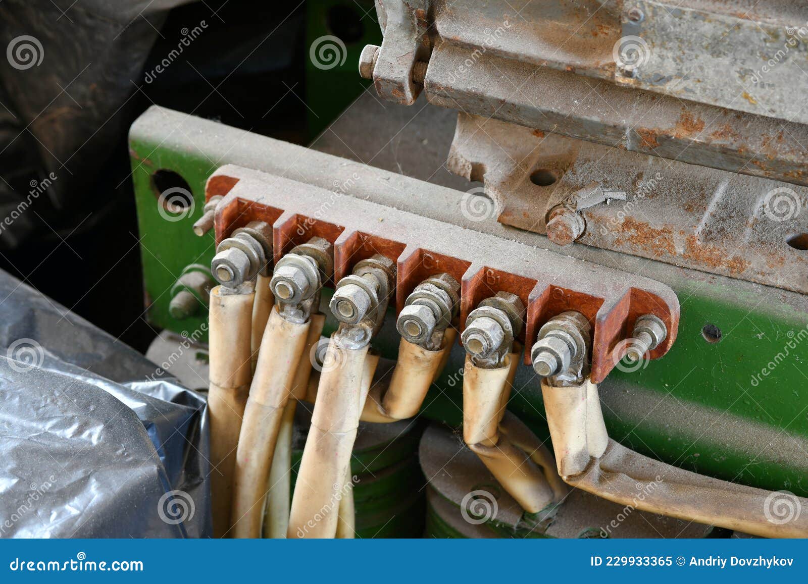 HV Terminals Of Transformer Under Hipot Test Royalty-Free Stock ...