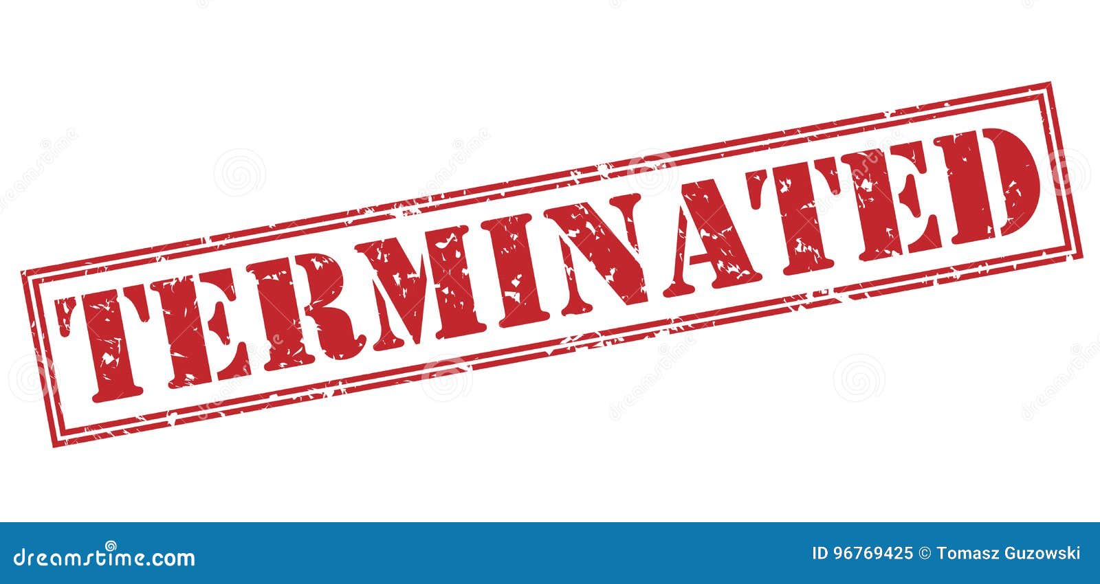 Terminated red stamp stock illustration. Illustration of stamp - 96769425