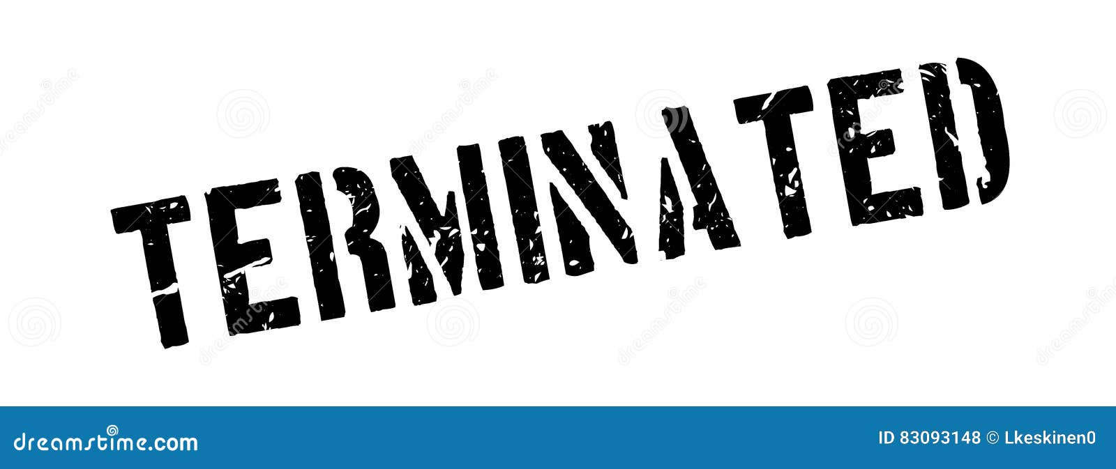 Terminated Rubber Stamp Royalty-Free Stock Image | CartoonDealer.com ...