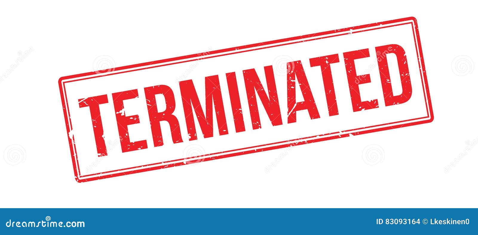 Terminated rubber stamp stock illustration. Illustration of expire ...