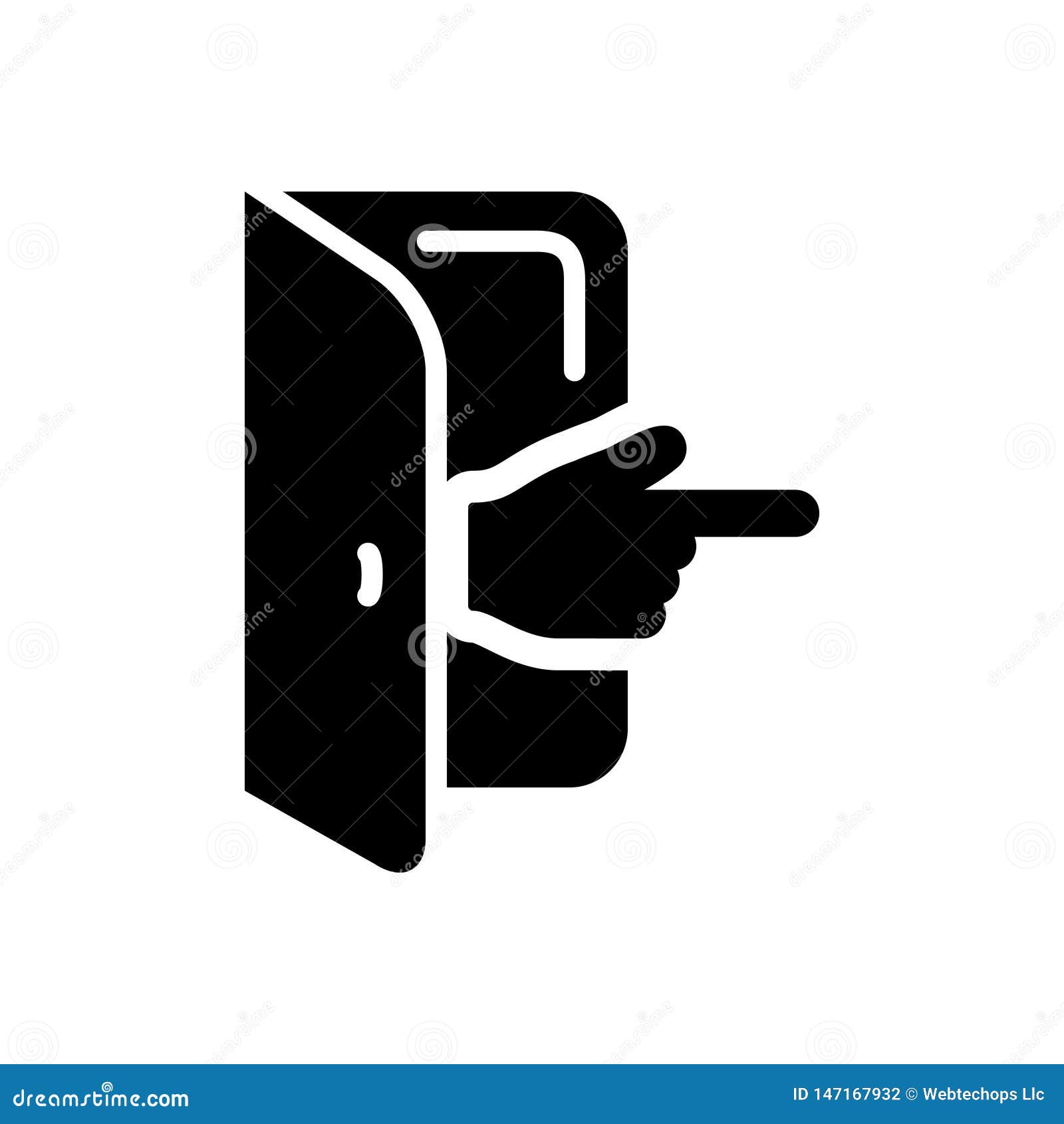 Black Solid Icon for Termination, Job and Firedemployment Stock Vector ...