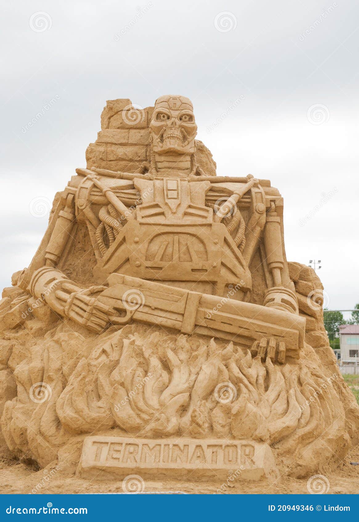Terminator editorial photo. Image of statues, sand, terminator - 20949346