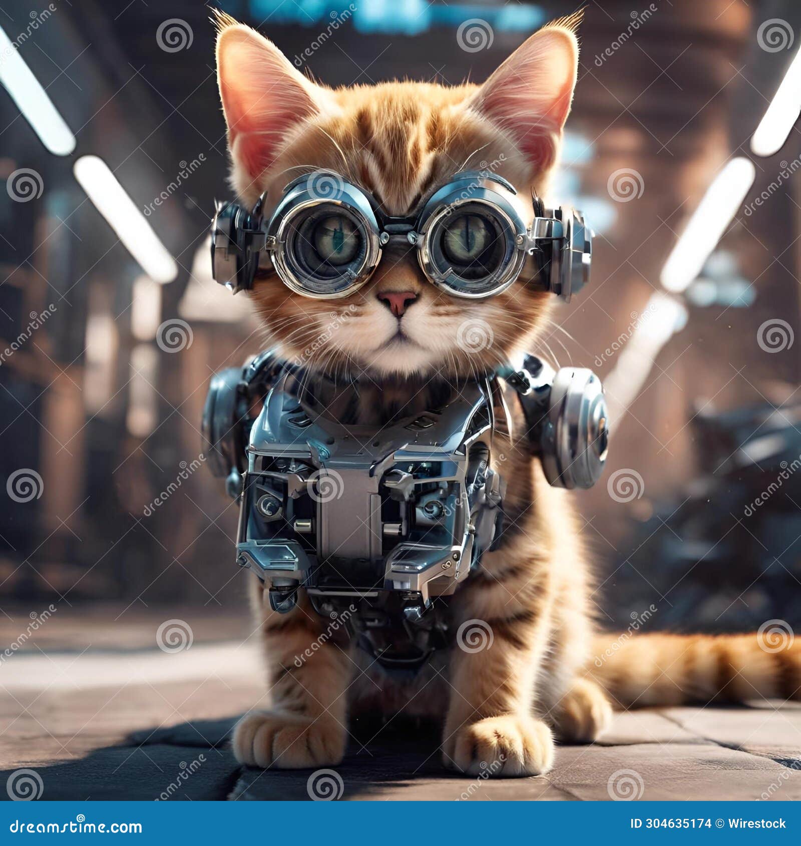 The Terminator Robot Cat with a Heart-meltingly Cute Face and a Lethal ...