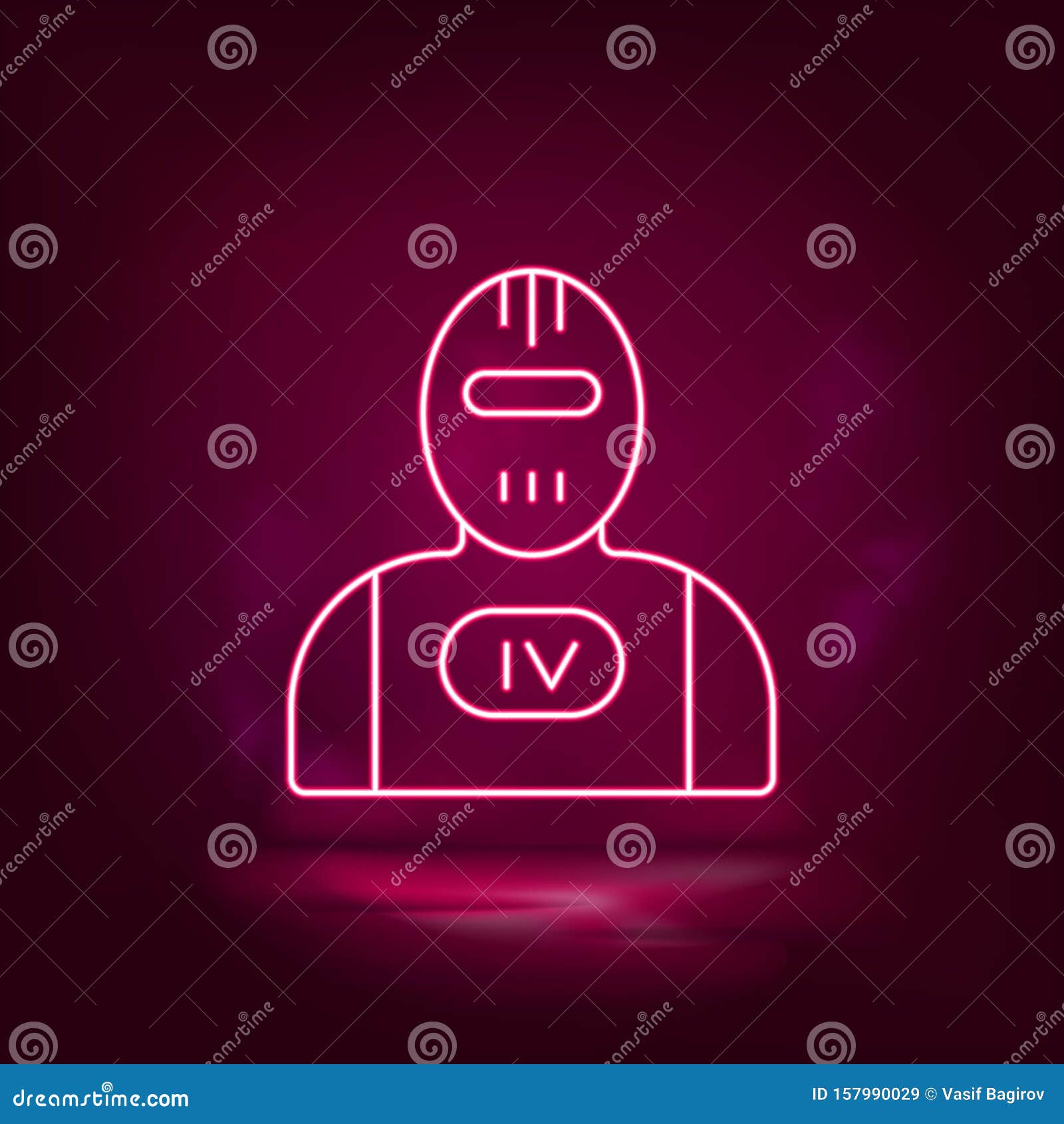 Terminator, Robot Icon - Vector. Artificial Intelligence Neumorphic ...