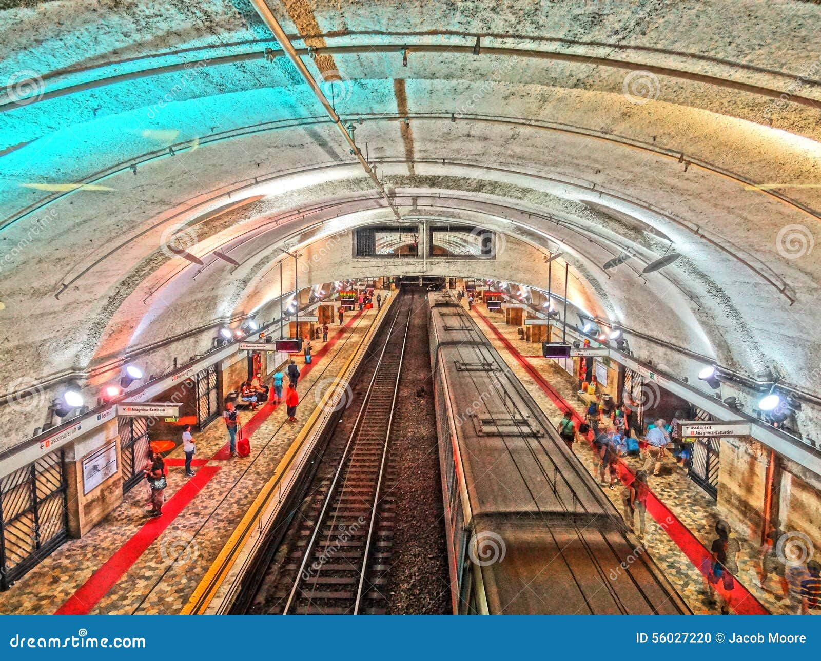 Termini Metro Station editorial image. Image of italia - 56027220