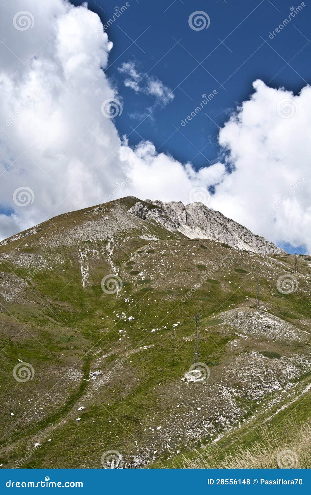 Terminillo, Mountains in the Summer Stock Photo - Image of europe ...