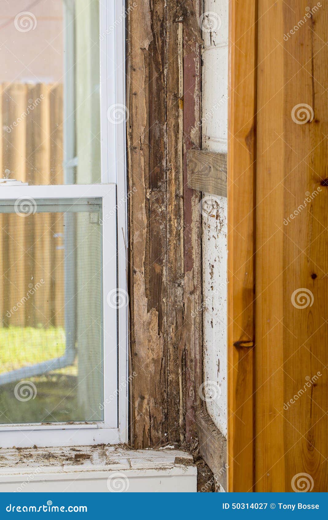 Window Framing A Abandon Farm House Royalty-Free Stock Image ...