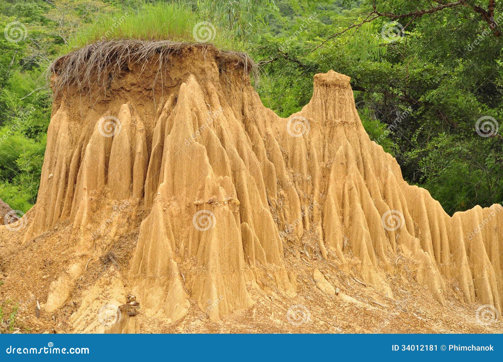 Termite hill stock image. Image of escarpment, nature - 34012181